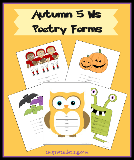 Free Autumn Homeschool Resources - Amy's Wandering